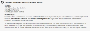 Activision Ban Appeal: Will Your Request Be Accepted? - Newsgenius